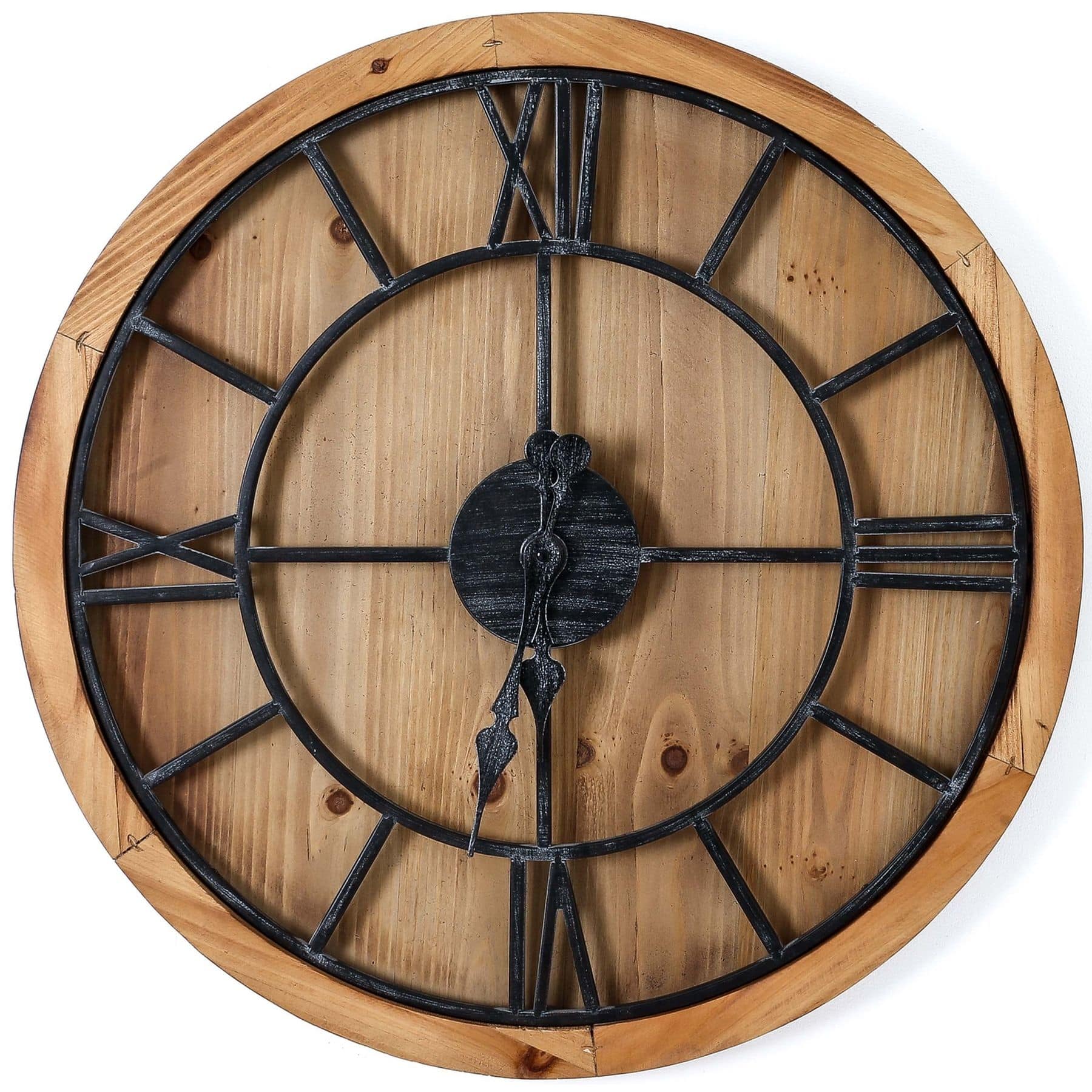 Williston Wooden Wall Clock - Roost Home & Lifestyle