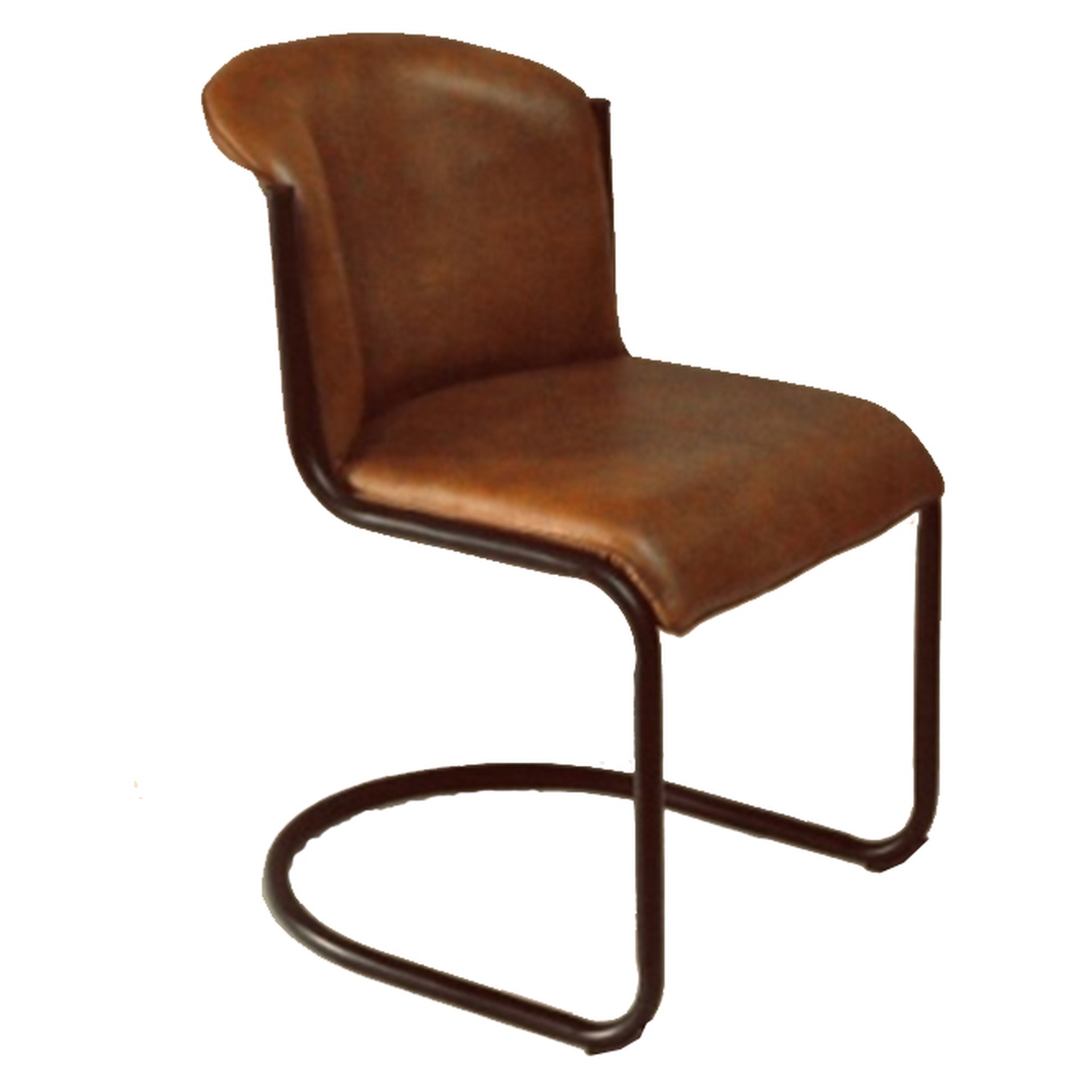 Billy Leather Curved Dining Chair - Roost Home & Lifestyle